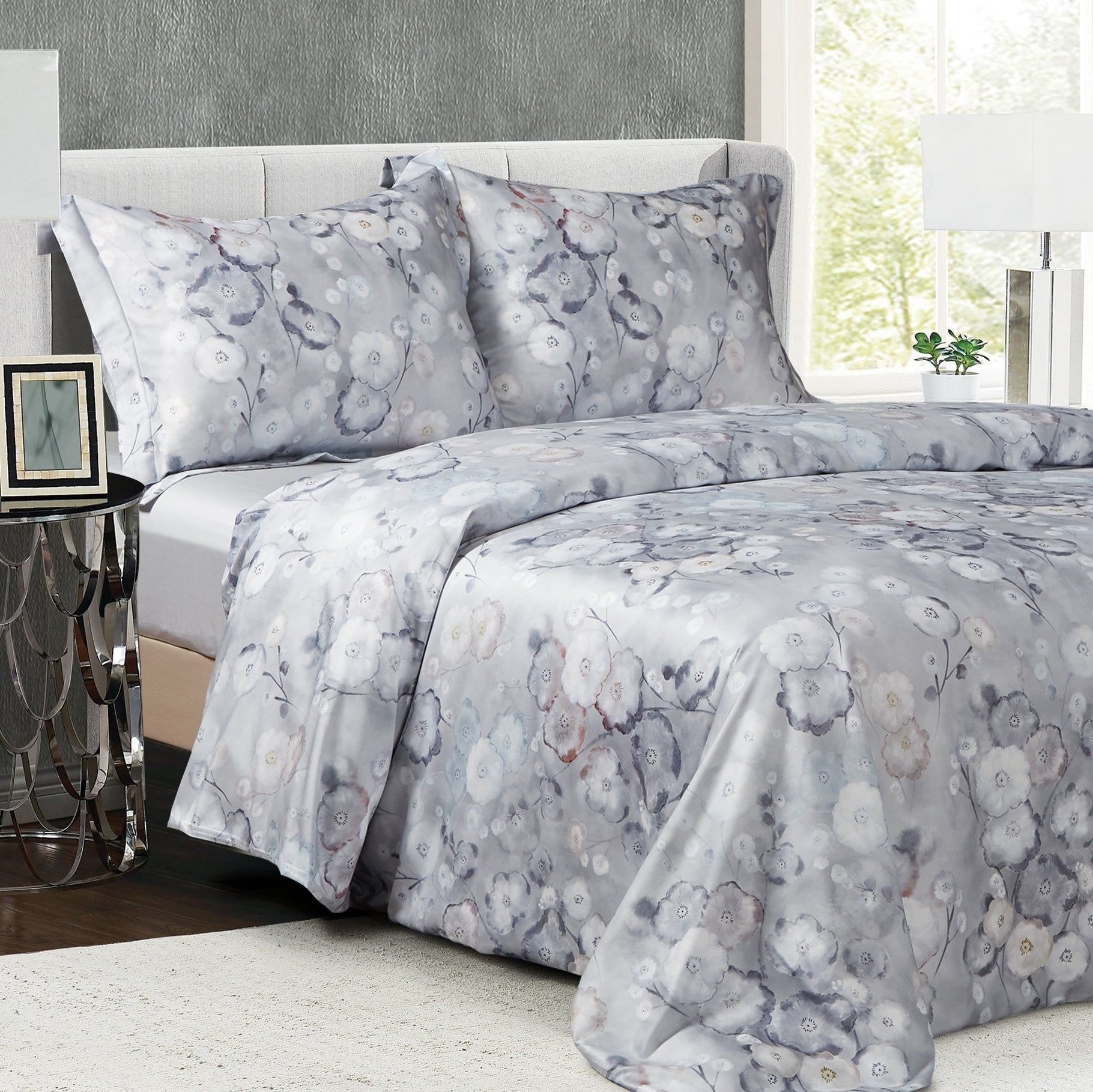 Violet Linen French Winter Forest 8 Piece Bedding Set