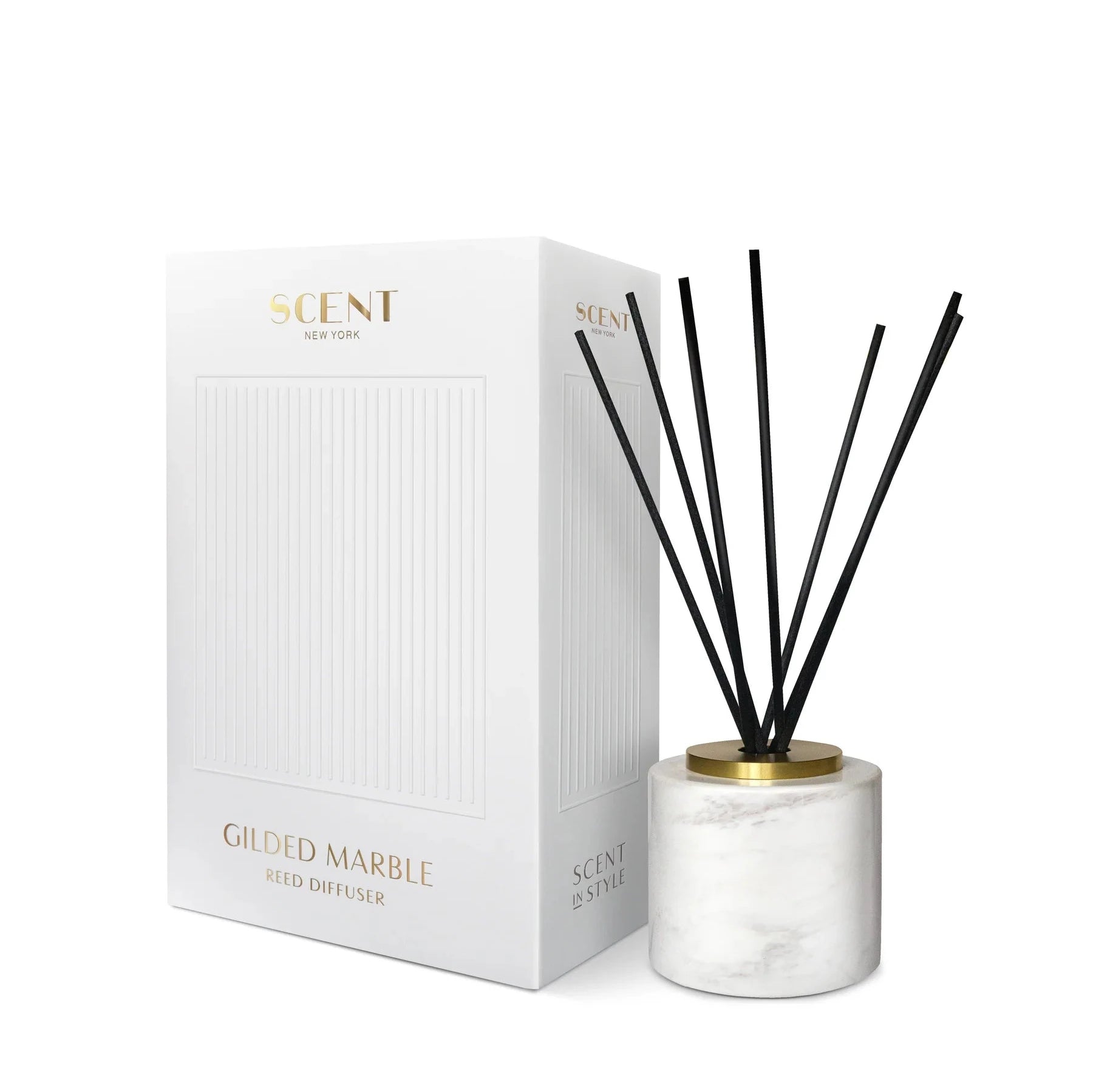 Zent Gilded Marble Reed Diffuser