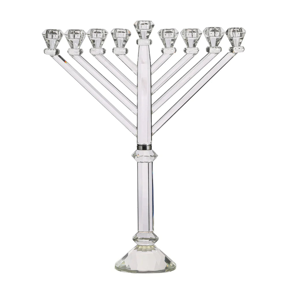 Bt Shalom Lavish Crystal Menorah