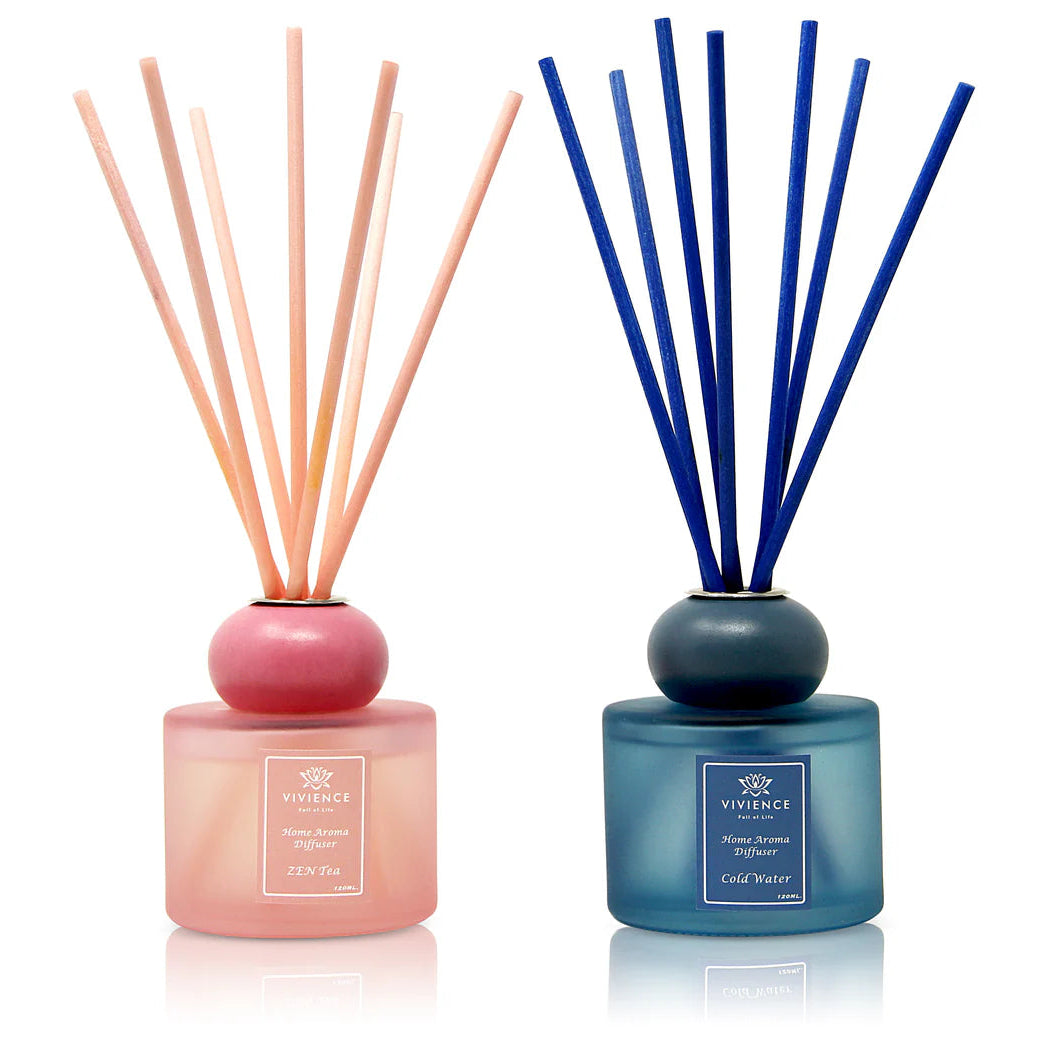 Vivience Set of 2 Diffusers - Blue & Pink