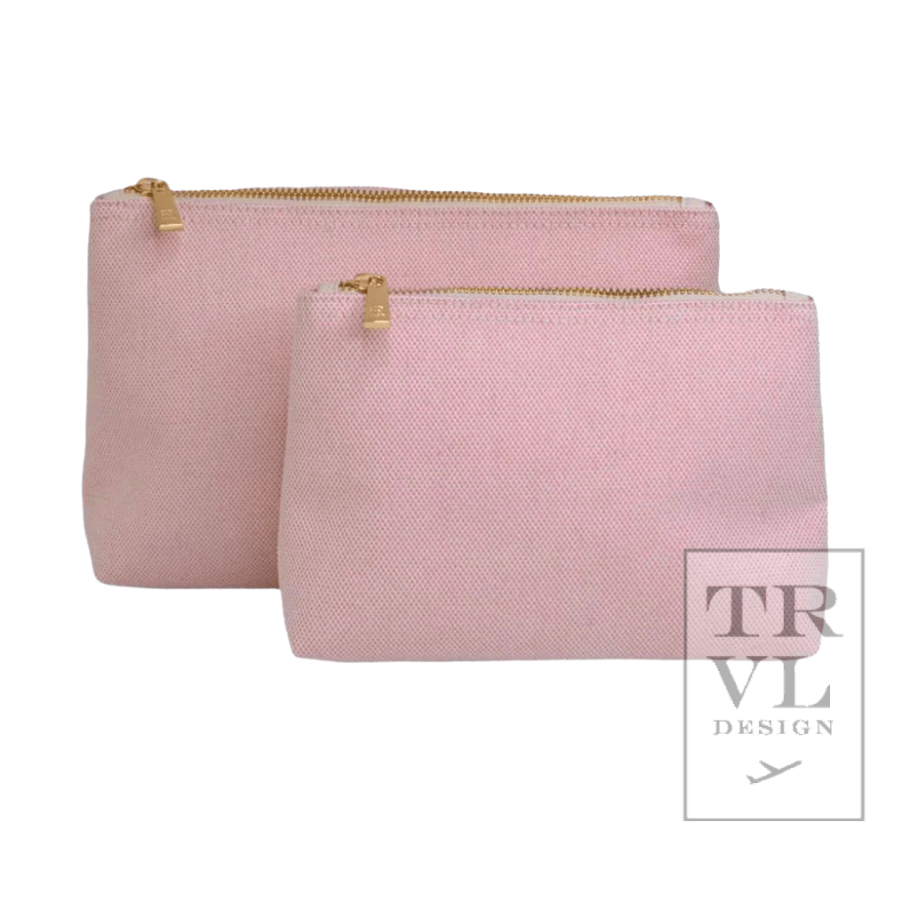 TRVL Design Luxe Linen Duo Set - Flamingo