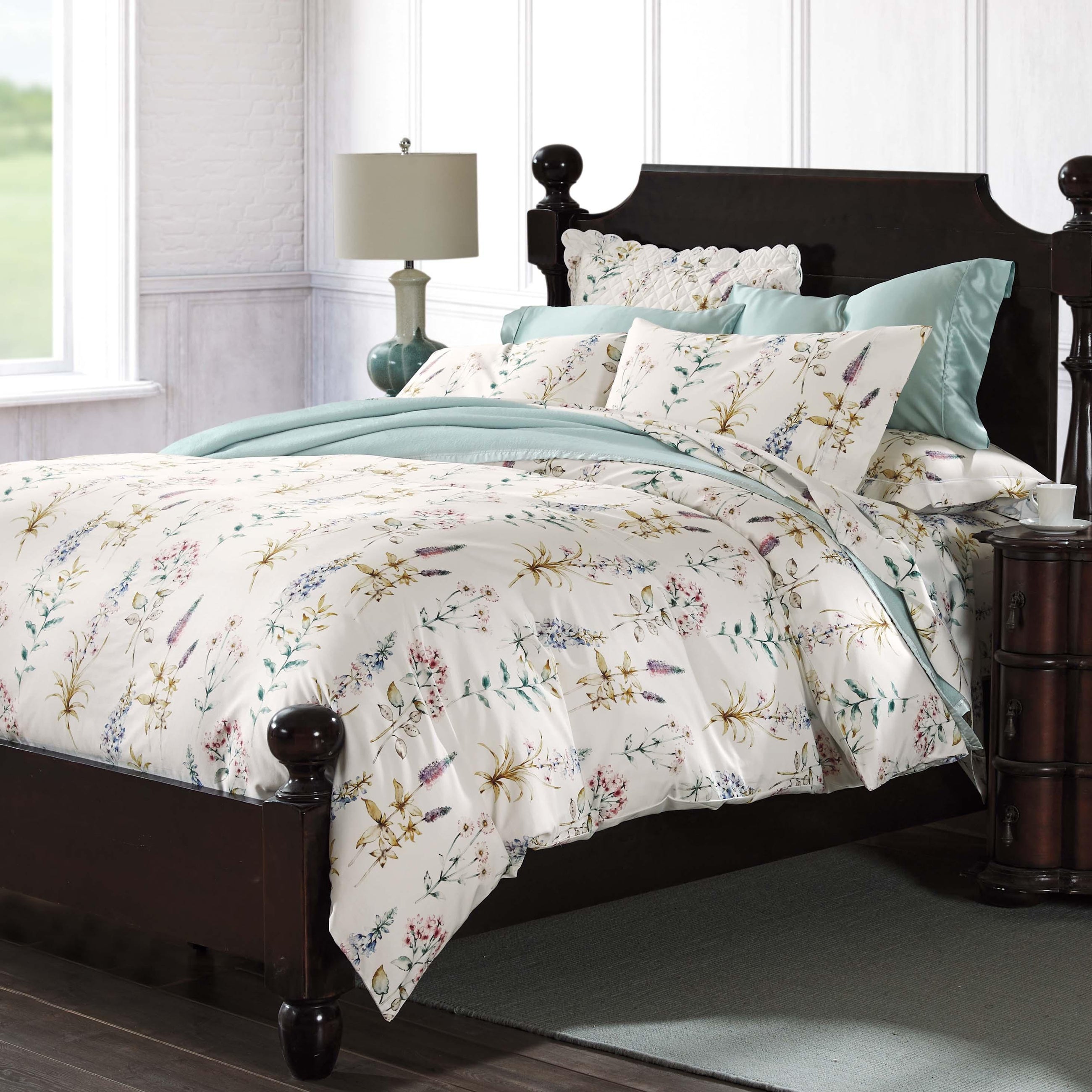Cuddledown Celia 4 Piece Bedding Set
