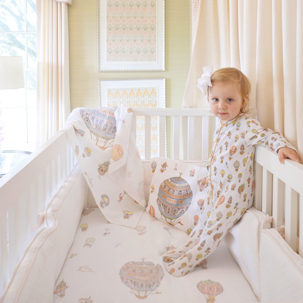 Elegant Linen Baby Bedding Sets