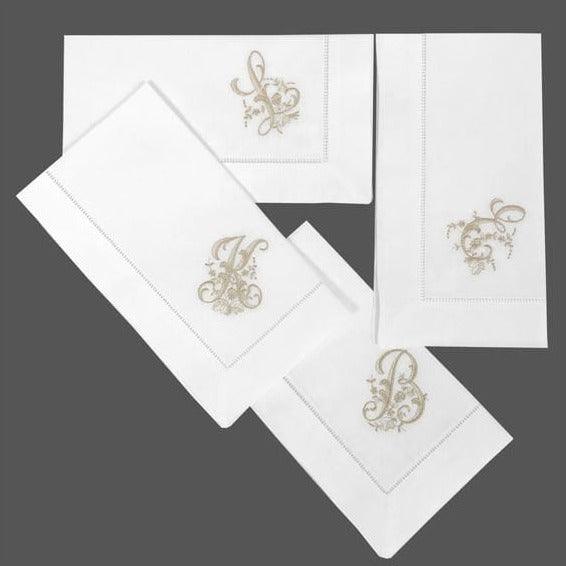 Elegant Linen Linen Initial Napkins